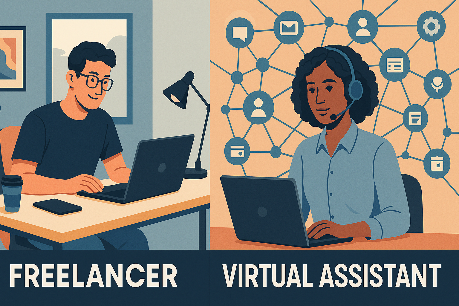 Freelancer vs Virtual Assistant: What's Better? | Hire Virtual Assistant
